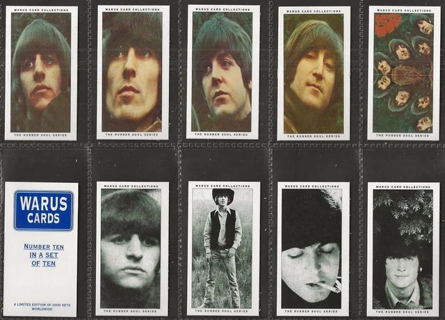 WARUS-FULL SET- THE Beatles - The Rubber Soul Series 1998 (10 Cards ...