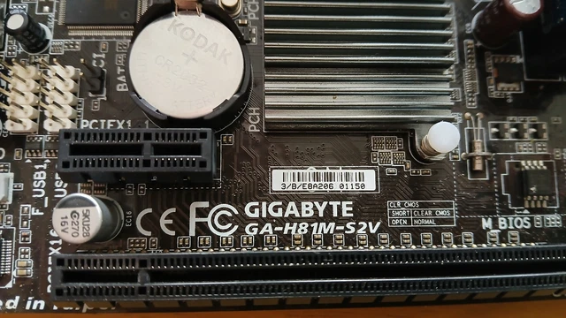 GIGABYTE GA-H81M-S2V MOTHERBOARD bundle with i5 4590s cpu,cooler and ...