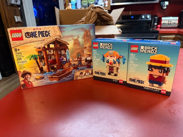 LEGO® NETFLIX ONE Piece Windmill Village Hut Building Set 75636 NEW & 2 ...