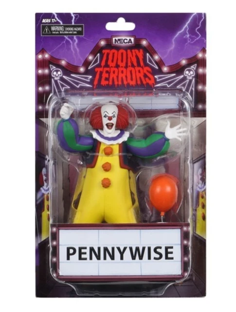 NECA IT PENNYWISE Toony Terrors 1990 6 Inch Scale Action Figure £25.99 ...