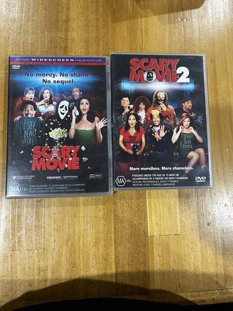 SCARY MOVIE BUNDLE Set Of 2 Scary Movie ,Scary Movie 2 DvD Set $12.00 ...