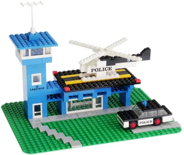 LEGO LEGOLAND POLICE Set 354 Police Heliport 100% complete vintage rare ...