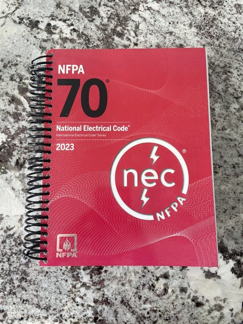 NFPA 70, NATIONAL Electrical Code, 2023 Edition, Spiralbound [Spiral ... NFPA 70, NATIONAL Electrical Code, 2023 Edition, Spiralbound [Spiral ...