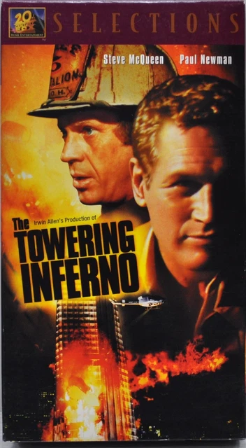 THE TOWERING INFERNO - VHS - Paul Newman - Steve McQueen - William ...