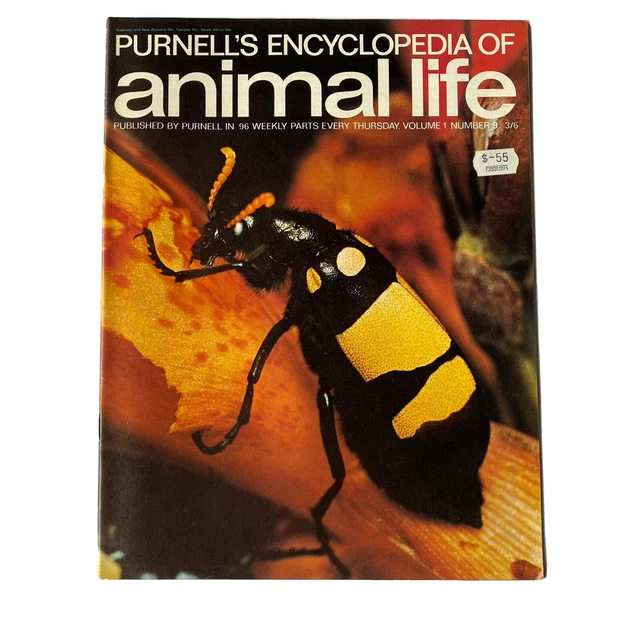 PURNELL’S ENCYCLOPEDIA OF Animal Life Magazine Volume 1 Number 9 Issue ...