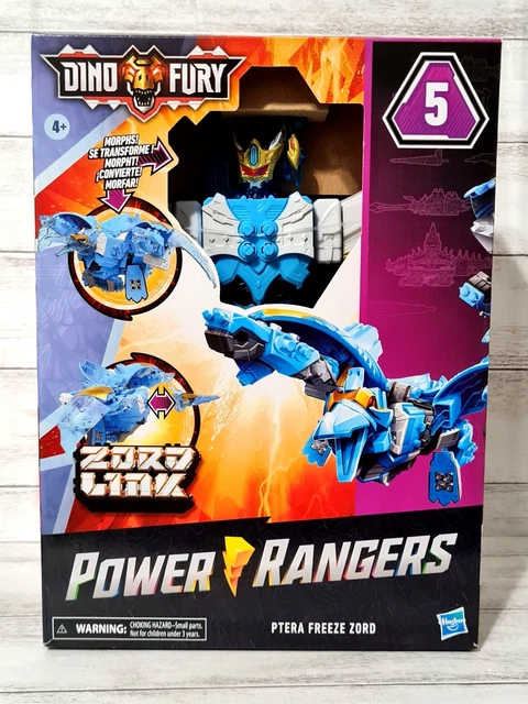 POWER RANGERS DINO Fury Ptera Freeze Zord Link Megazord New In Box £61. ...