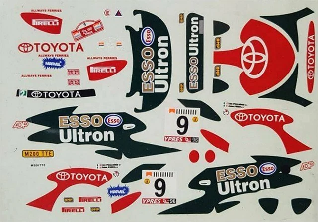 TOYOTA CELICA GT-FOUR - Rally Ypres 1996 - Liam O'Callaghan - Decal £8. ...