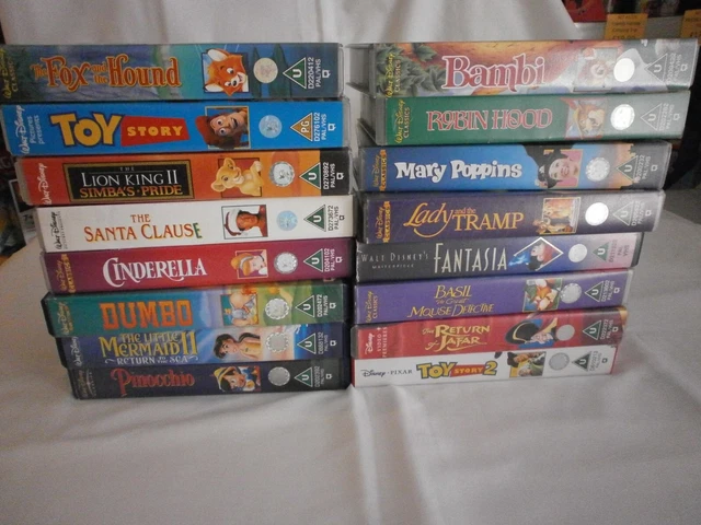WALT DISNEY VHS video bundle joblot 2 £16.00 - PicClick UK