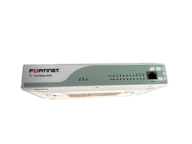 FORTINET FIREWALL FORTIGATE 60D No Power Supply Managed FG-60D £35.65 ...