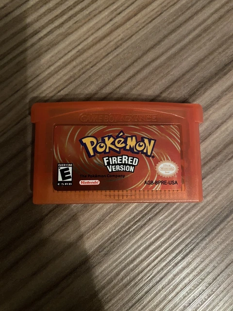 POKEMON FIRE RED Version (Nintendo Game Boy Advance, 2004) £2,000.00 ...