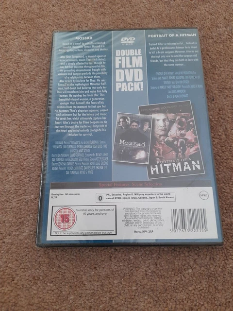 MOSSAD & PORTRAIT Of A Hitman Double Film DVD Pack New Sealed Unopened ...
