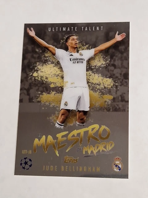TOPPS MATCH ATTAX 2024/25 Jude Bellingham Ultimate Talent EL MAESTRO DE ...