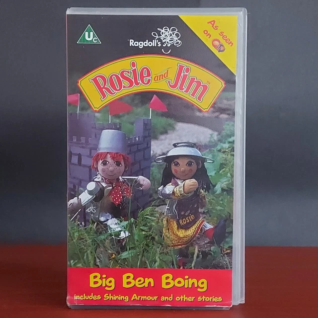 ROSIE AND JIM BIG BEN BOING MEGA RARE VIDEO 2001 Ragdoll Citv Kids ...