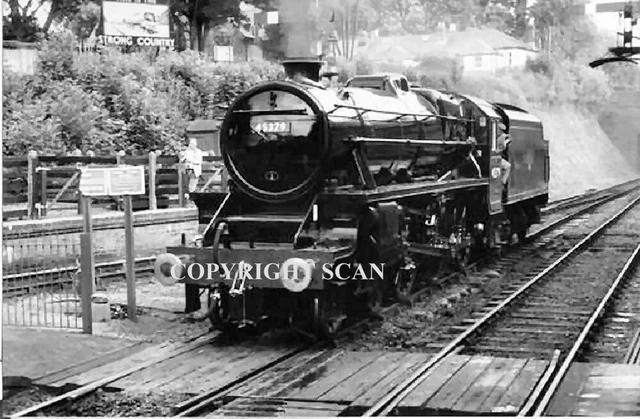 RAILWAY STEAM PHOTO.: 45379 Ex LMS 5MT @ ALRESFORD (1) £2.99 - PicClick UK