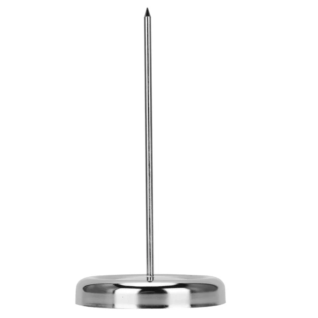 STAINLESS STEEL ROD Paper Memo Holder Check Spindle Bill Fork Receipt ...