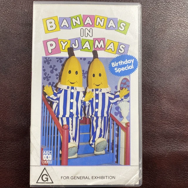 BANANAS IN PYJAMAS VHS Video Tape Birthday Special ABC Childrens 1992 ...