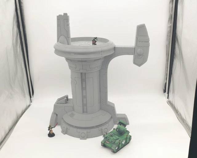 TAU THEMED OUTPOST Tower 40K Building Tabletop Wargaming Terrain ...