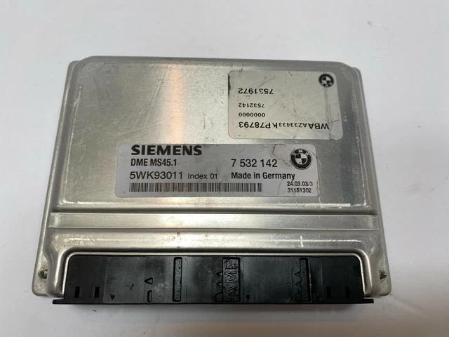 BMW ENGINE COMPUTER Control Module ECU ECM PCM Brain 7532142 OEM EUR 74 ...