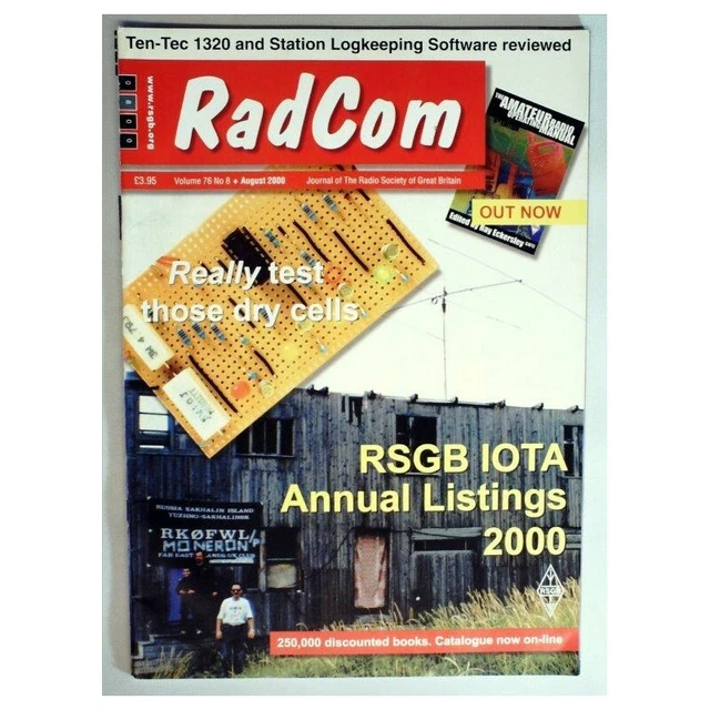 RADCOM MAGAZINE AUGUST 2000 mbox573 Really Test Those Dry Cells EUR 6 ...
