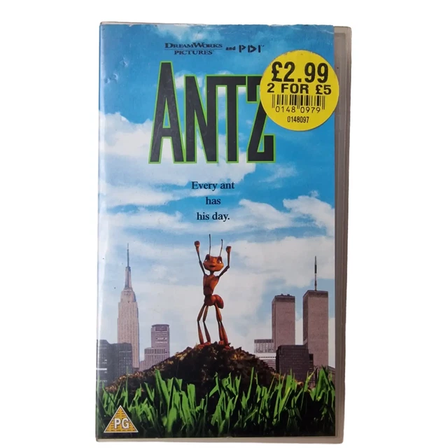 VINTAGE ANTZ VHS Cassette Movie £9.99 - PicClick UK