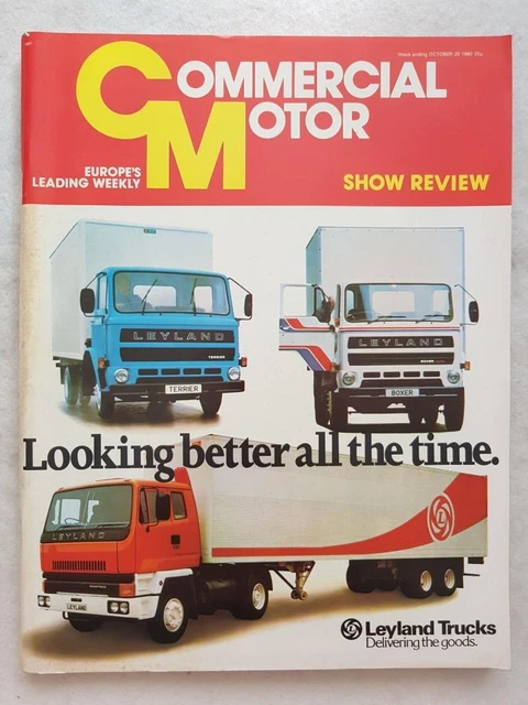 COMMERCIAL MOTOR MAGAZINE 25 Oct 1980 Show Review £14.99 - PicClick UK