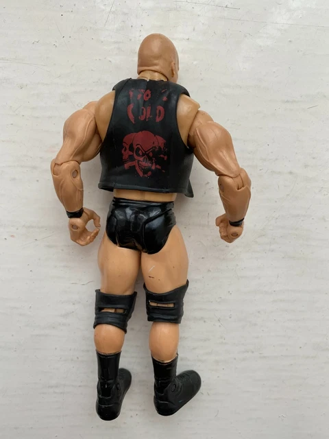 WWE STEVE AUSTIN Frío Piedra Jakks Figura de Lucha Clásico Superstars ...