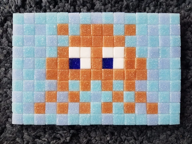 SPACE INVADER TILES mosaique_street Art_Arcade_Atari EUR 24,99 ...