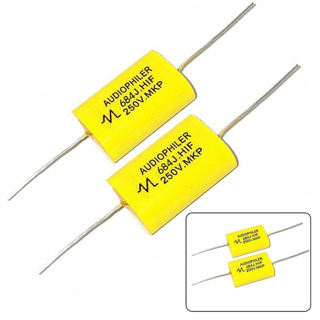 AXIAL INFINITE CAPACITOR Tweeter Frequency Division Capacitor 250V 0 ...