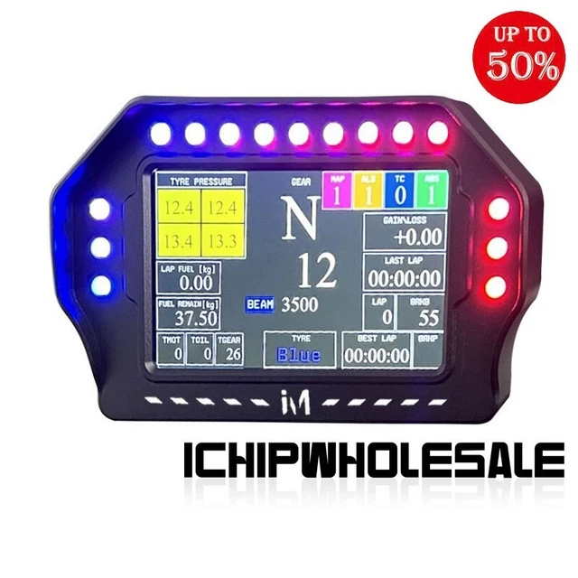 4& RGB LCD Dashboard Dash Screen SIM Racing Wheel Kit for Simagic ...