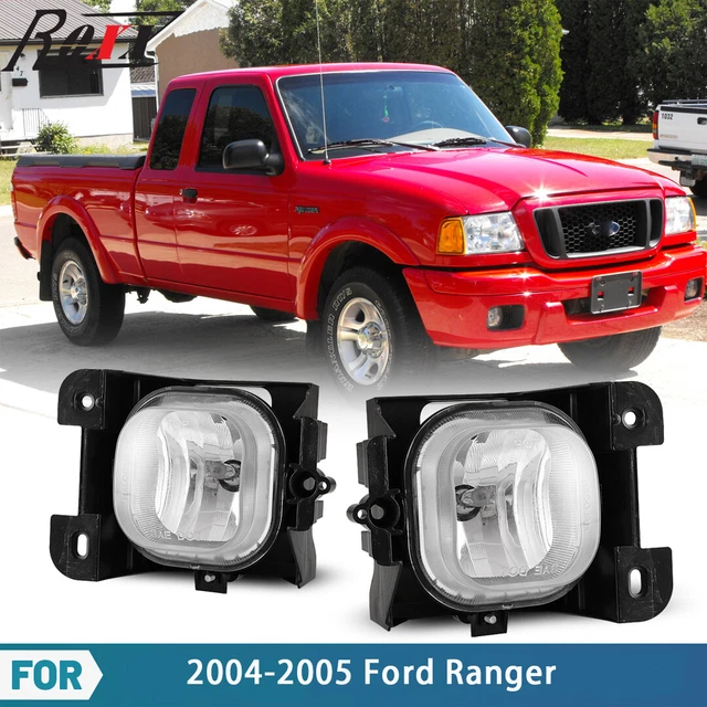 FOG LIGHTS FOR 2004-2005 Ford Ranger Clear Front Bumper Driving Lamps ...
