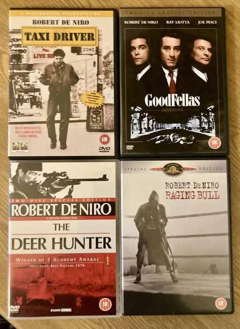 ROBERT DE NIRO 4 Film DVD Collection - deer hunter - goodfellas - taxi ...