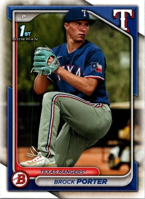 BROCK PORTER 2024 Bowman Prospect 1er Bowman #BP-36 Texas Rangers EUR 1 ...