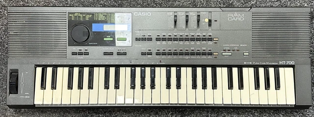 CASIO HT-700 PULSE Code Modulation Keyboard Synthesizer £69.99 ...