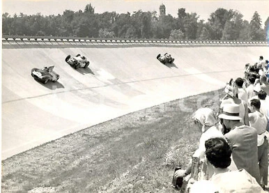 1957 MONZA 500 MIGLIA - Vittoria Ninian SANDERSON e Johnnie PARSON ...