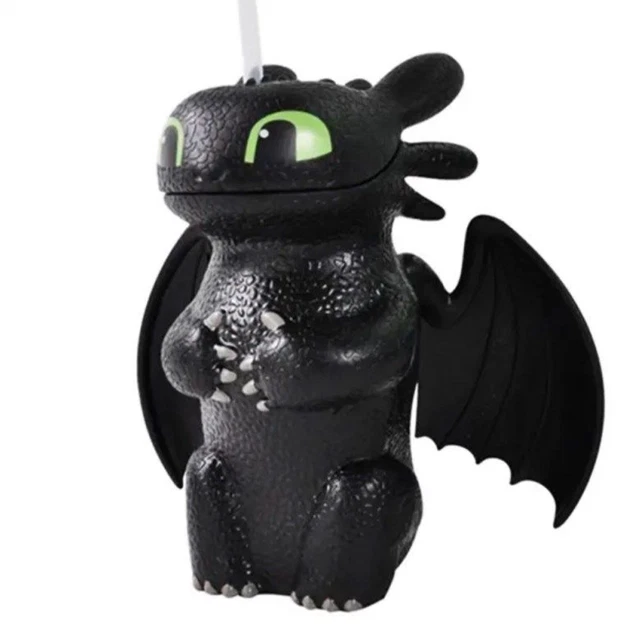 HOW TO TRAIN Your Dragon 2025 Movie Popcorn Bucket Bottle Cup Toothless ...