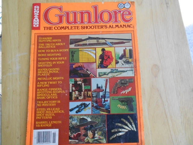 GUNS AND AMMO Gunlore The Complete Shooter’s Almanac 1981 £11.53 ...