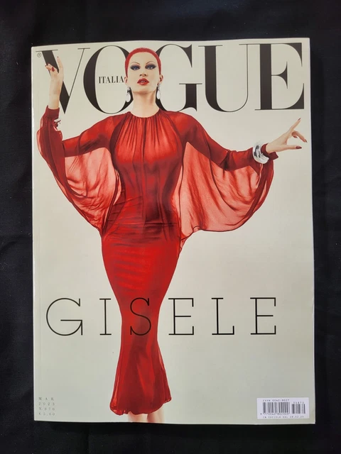 MAGAZINE VOGUE ITALIA Marzo 2023 Giselle Bundchen Vanessa Beecroft Moda ...