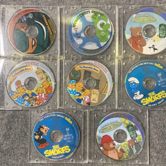 MAGNA PACIFIC RARE Mini DVDs Kids TV Shows Smurfs Little Bear Region 4 ...