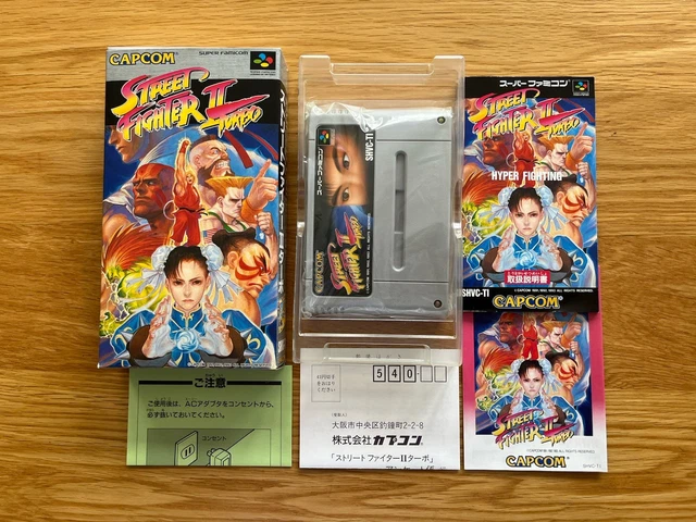 STREET FIGHTER II Turbo JPN Super Nintendo Famicom SNES SFC Capcom Complete! £49.99 - PicClick UK