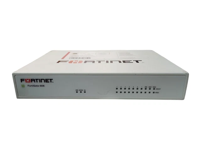 FORTINET FORTIGATE-60E FG-60E, Network Security Firewall, Factory Reset ...