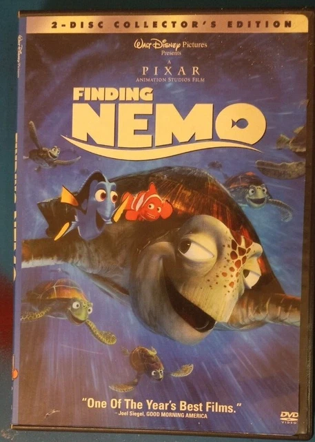 3 DVDS / Finding Nemo / Up / & / Shark Tale ..Pre-owned £11.00 ...