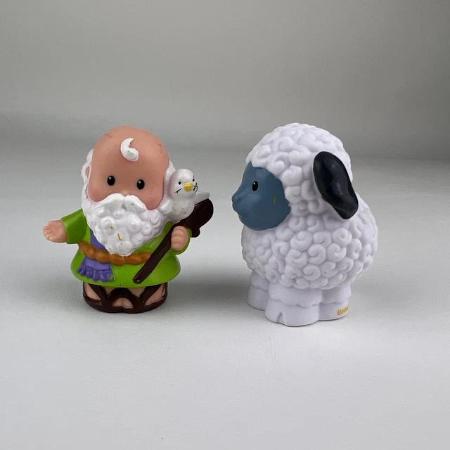 FISHER PRICE LITTLE People Noah's Ark Sheep Noah Replacement Figures ...