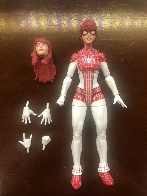 FIGURINE HASBRO MARVEL Legends Spider-Man Renew Your Vows Spinerette ...