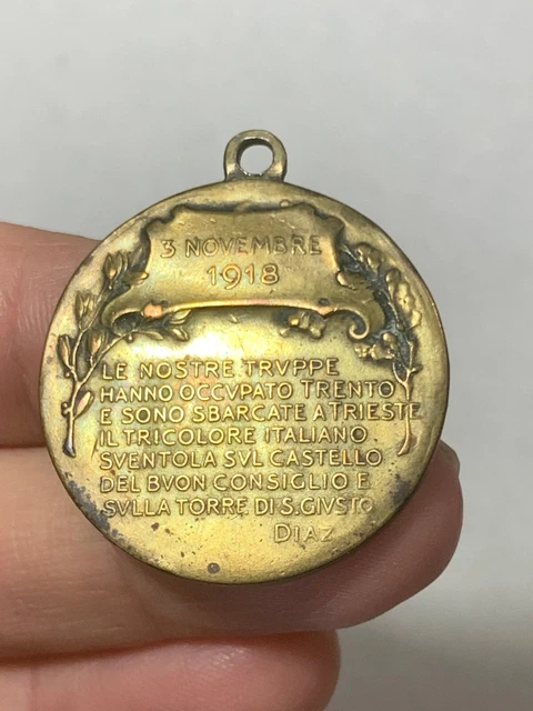 I26_407) MEDAGLIA 3 Novembre 1918 Diaz - WWI AE Op: Johnson Ø 30 EUR 20,00 - PicClick IT
