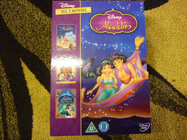 ALADDIN : TRILOGY DVD Box Set Return Jafar King Of Thieves - UNPLAYED £ ...