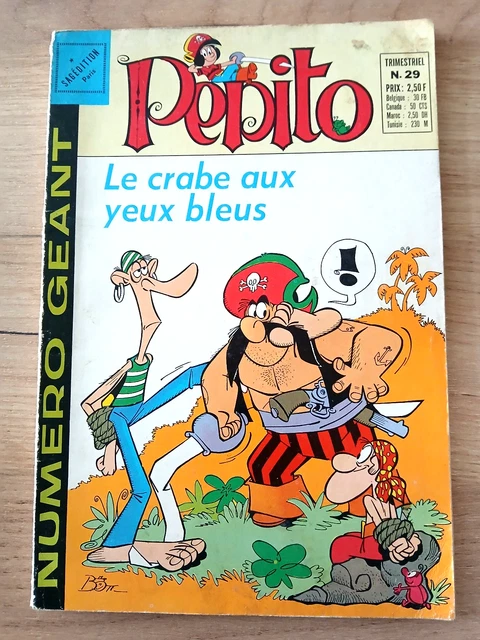 PEPITO SAGEDITION N° 29 le crabe aux yeux bleus 1969 garçon de CAMARGUE ...