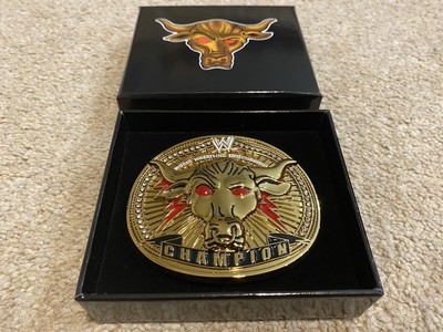 WWE BRAHMA BULL Belt Buckle World Heavyweight Wrestling Title ...