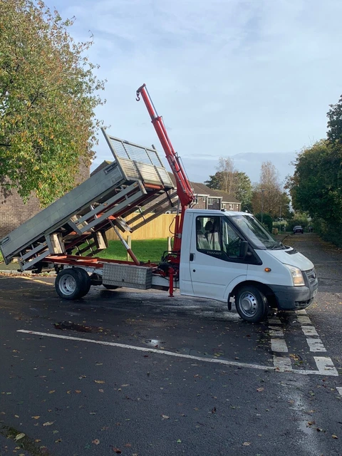 FORD TRANSIT TIPPER Hiab crane £10,000.00 - PicClick UK