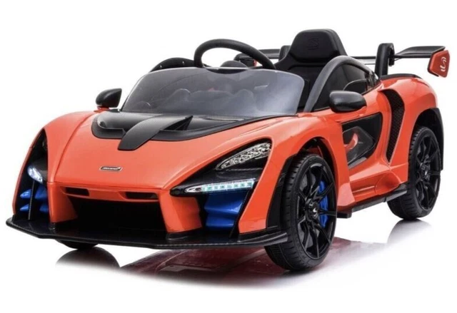 PERSONALISED NUMBER PLATES KIDS Senna McLaren Electric Ride On car ...