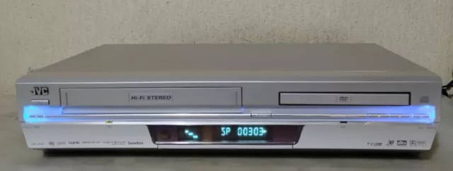 JVC HR-XV3E COMBO Lettore Dvd/Super Vhs 6 Testine Hi-Fi Stereo Con ...